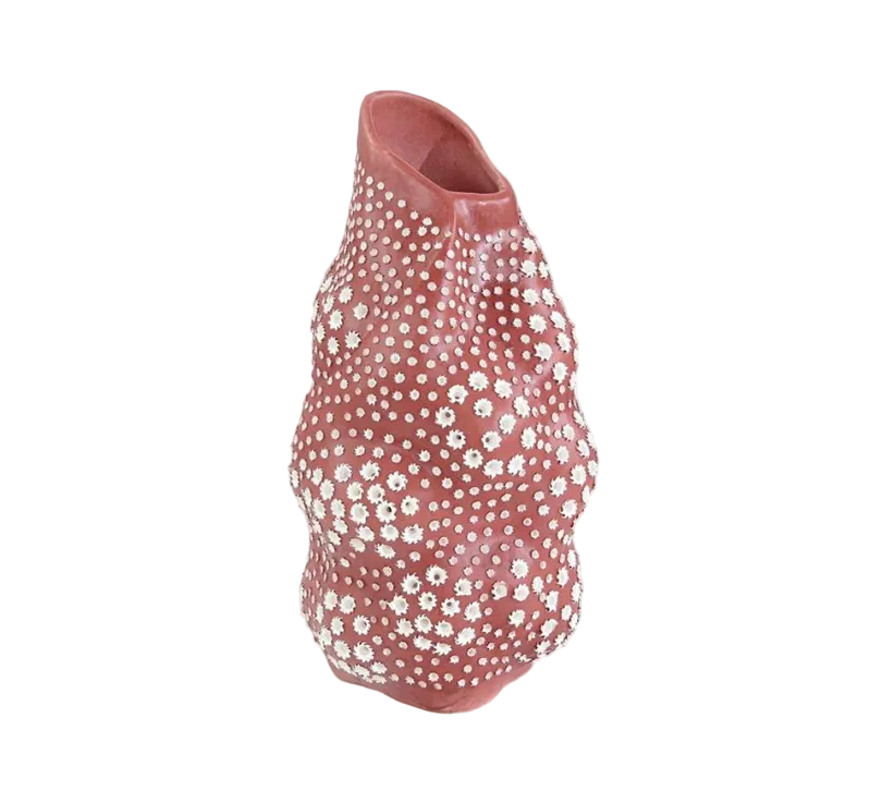 Hibiscus Red Porcelain Vase – Level
