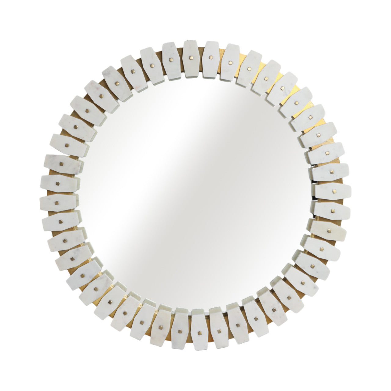 KEELY WHITE MARBLE TILE MIRROR – Level
