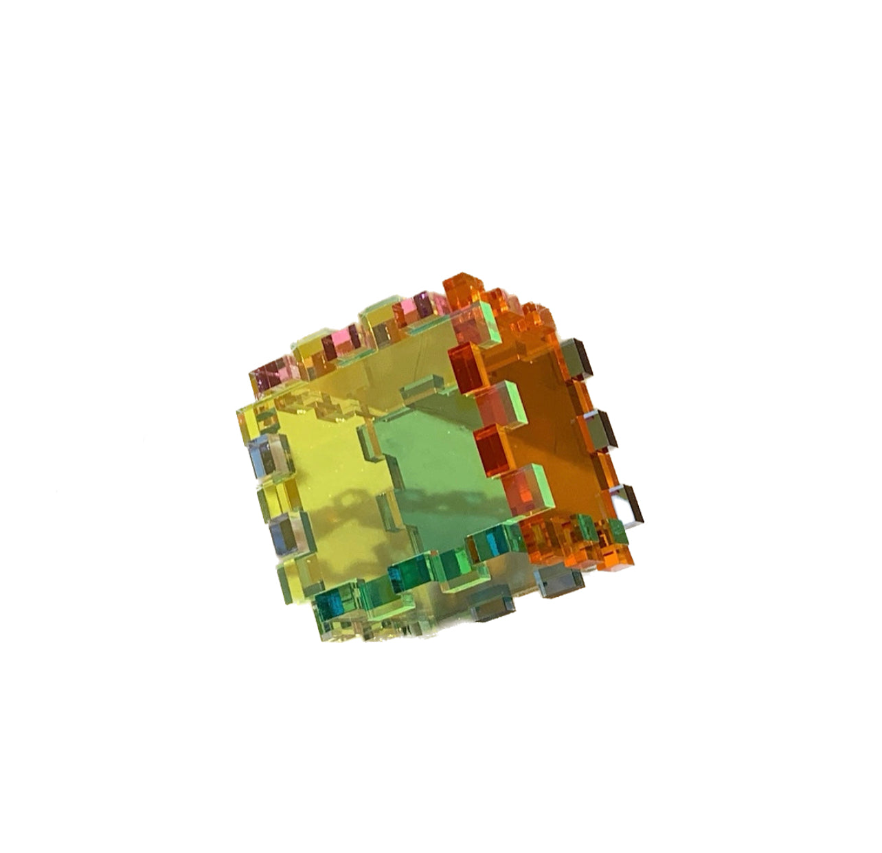 Multicolor Interlocking Cube – Level