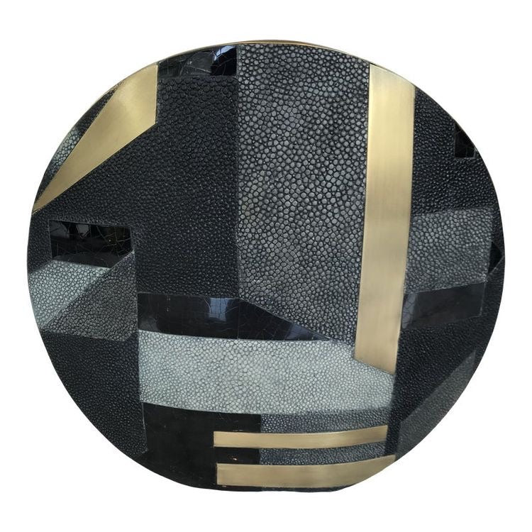 Round Box Large Block Pattern Dark – Level